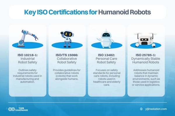 ISO Certifications for Humanoid Robots: Ensuring Safety and Compliance